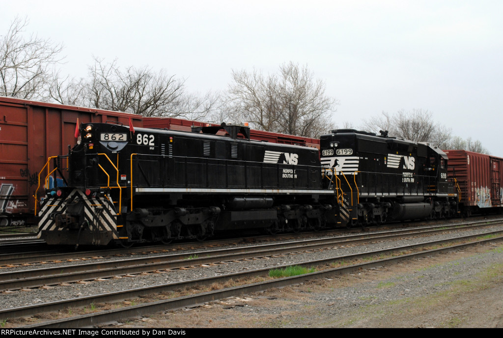 NS SD40-2 6199/RPU6 862